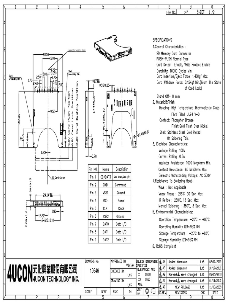 SD MMC Card Sock | PDF