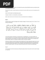 Ta'Awwuz and Tasmiyah | PDF