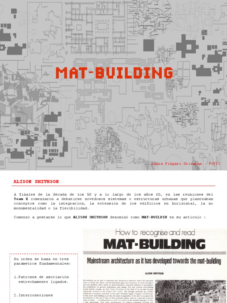 Características del Mat-Building | PDF | Naturaleza