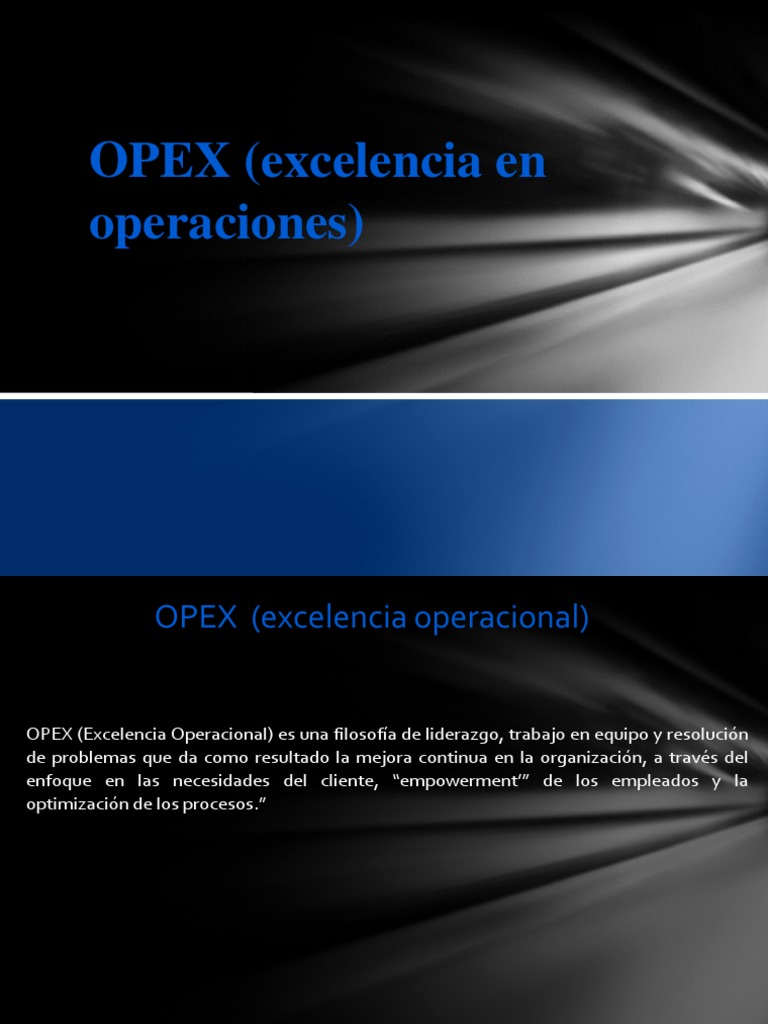 Opex | PDF | Crecimiento personal y profesional | Negocios