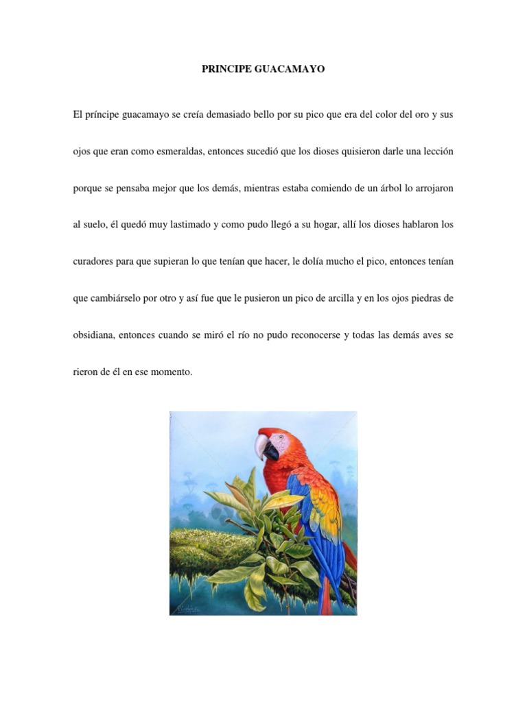 Principe Guacamayo | PDF | Unicornio | Rey Arturo