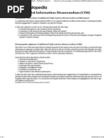 Confidential Information Memorandum Template | PDF | Business | Mergers ...