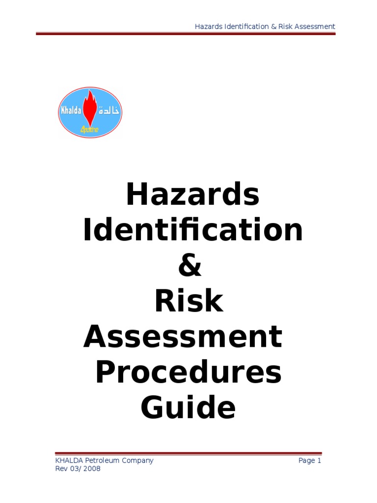 Hazards Identification | PDF | Prevention | Risk