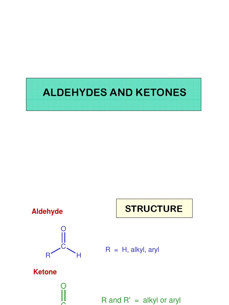 Aldehydes and Ketones | Download Free PDF | Ketone | Aldehyde