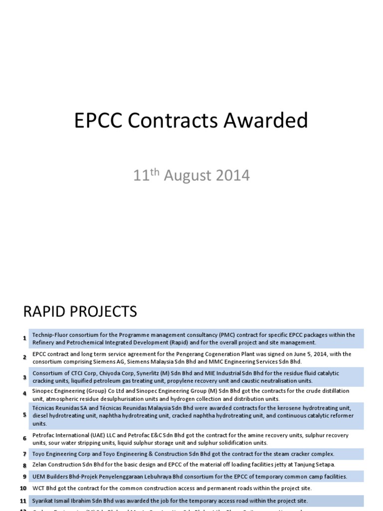 Rapid Contract Awarded | PDF