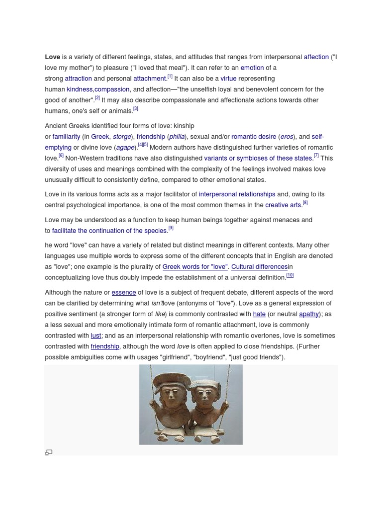 The Many Facets of Love Explored in Depth | PDF | Love | Cognitive Science