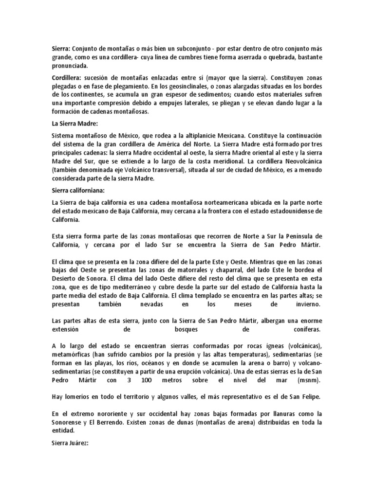 Orogénesis y Epirogénesis | PDF | Ciencias de la Tierra | Geografía Física