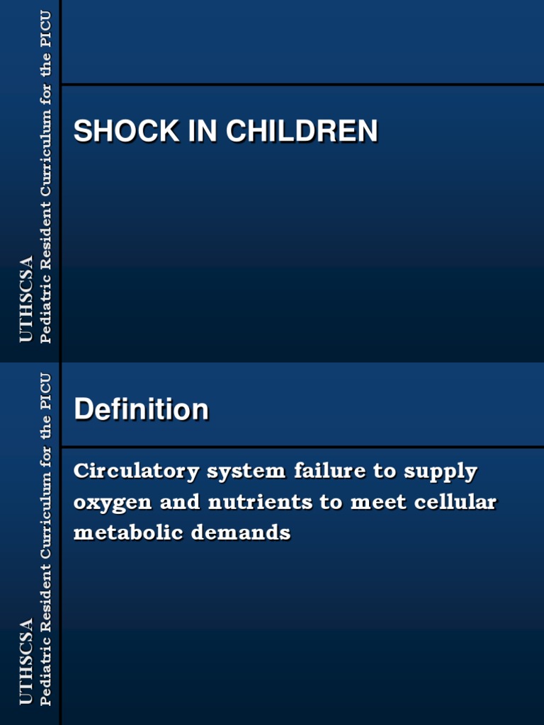 Shock Pdf Shock Circulatory Heart
