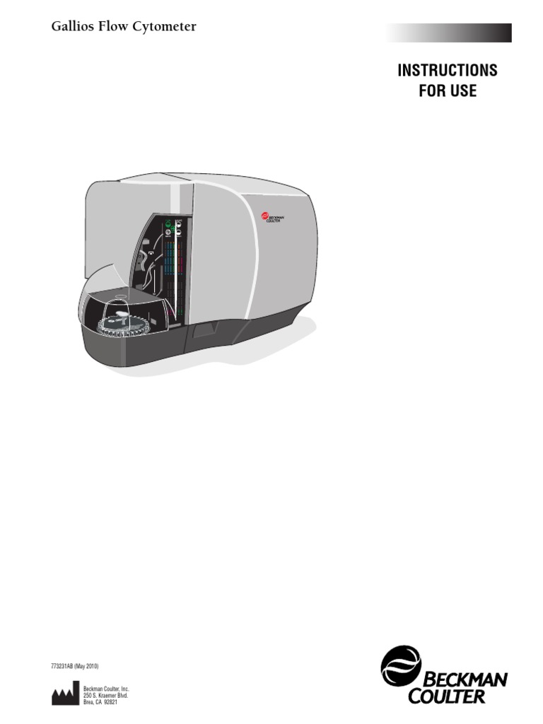 Galios Manual | PDF | Flow Cytometry | Computing