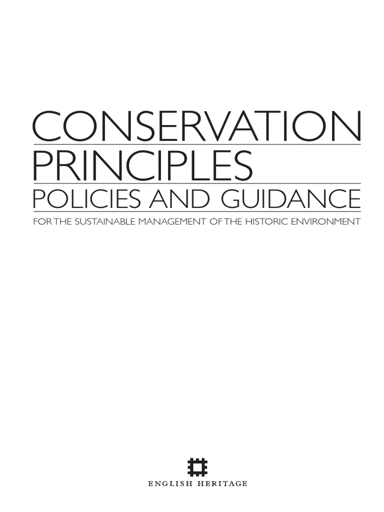 Conservation Principles Policies Guidance A PR 08 Web | PDF | Cultural ...