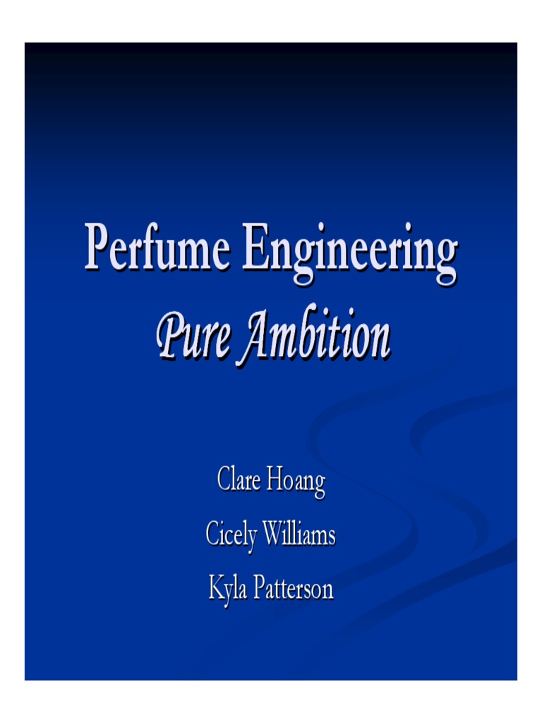 Perfume Final Presentation | PDF | Perfume | Odor