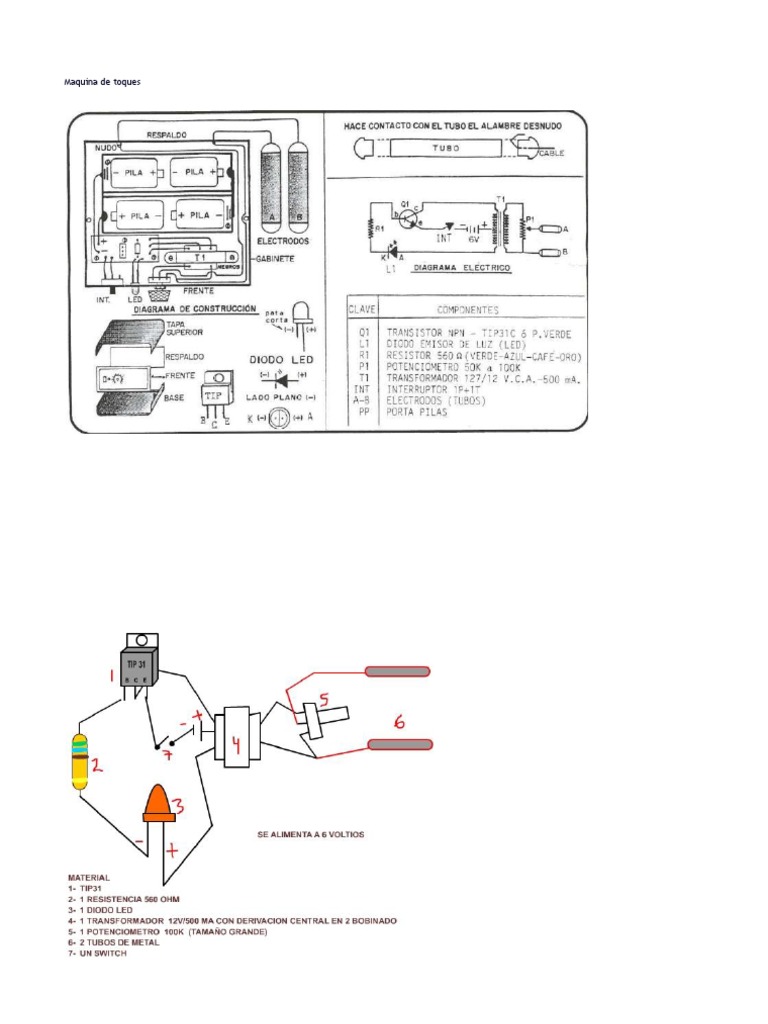 Maquina de Toques | PDF | Encendiendo | Transistor