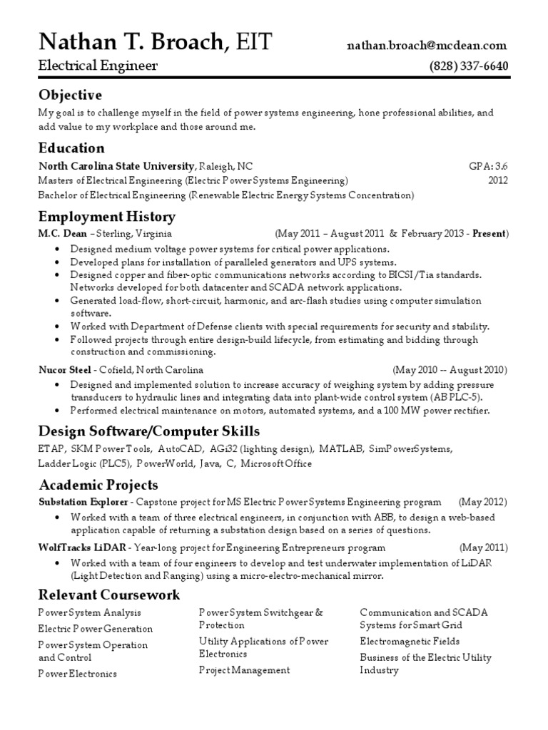 Nathan Resume | Transmission Electron Microscopy | Electricity | Free ...