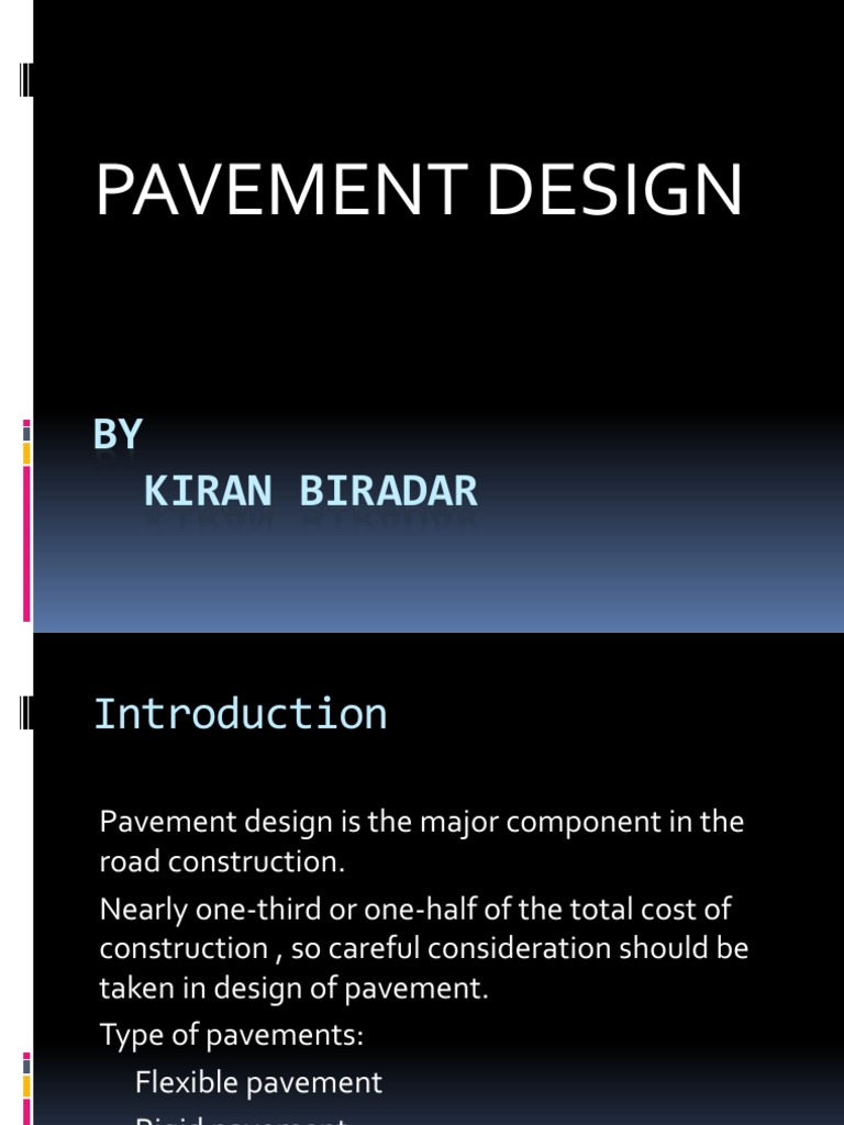 A Comprehensive Guide to Pavement Design and Analysis of Factors ...