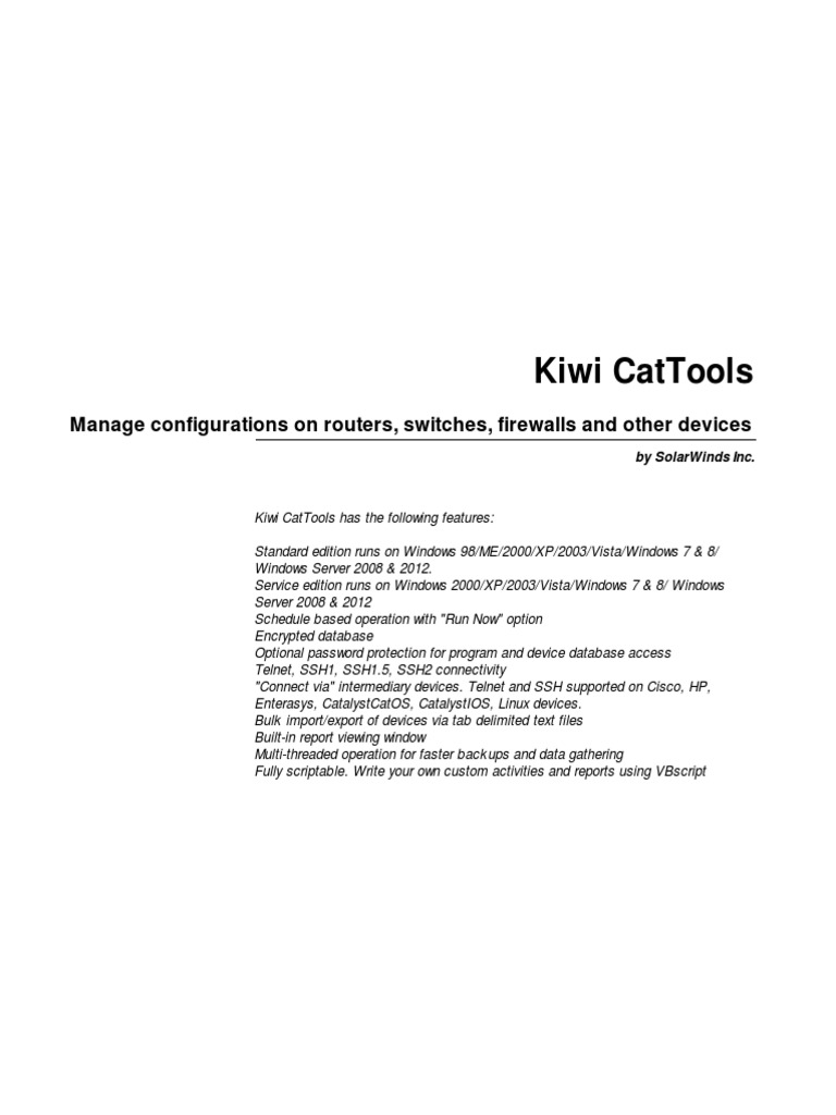 Cat Tools | PDF | Windows 2000 | Microsoft Windows