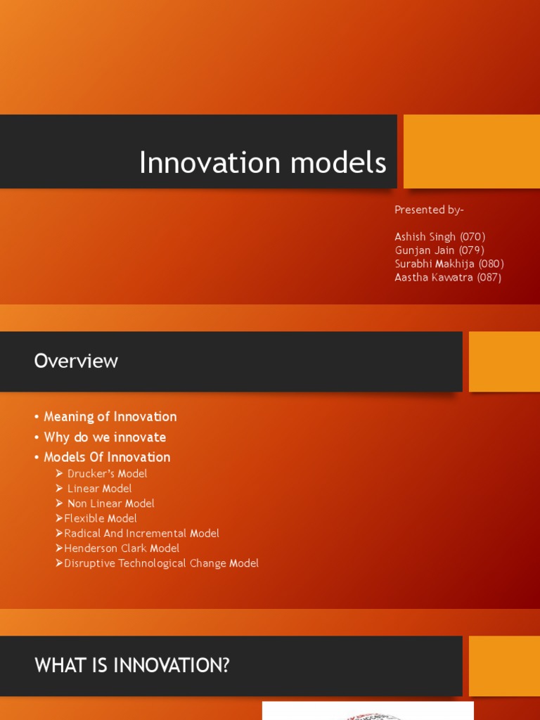 Innovation Models | PDF | Innovation | Research And Development