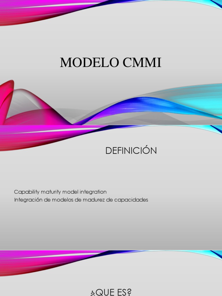 Modelo Cmmi | PDF | Ingeniería de software | Software