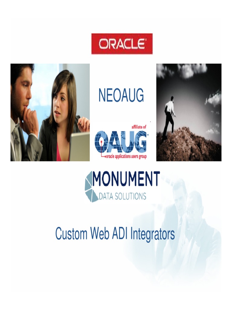 Custom Web ADI Integrators | PDF | Application Programming Interface | Pl/Sql