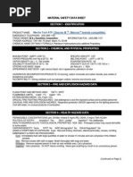 MSDS - Servo System HLP 46 - IOCL | PDF