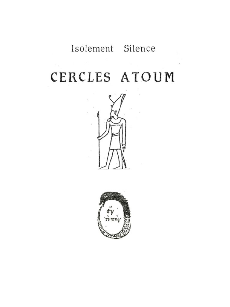 Cercles Atoum 'External Introduction' | PDF | Hermeticism | Magic ...
