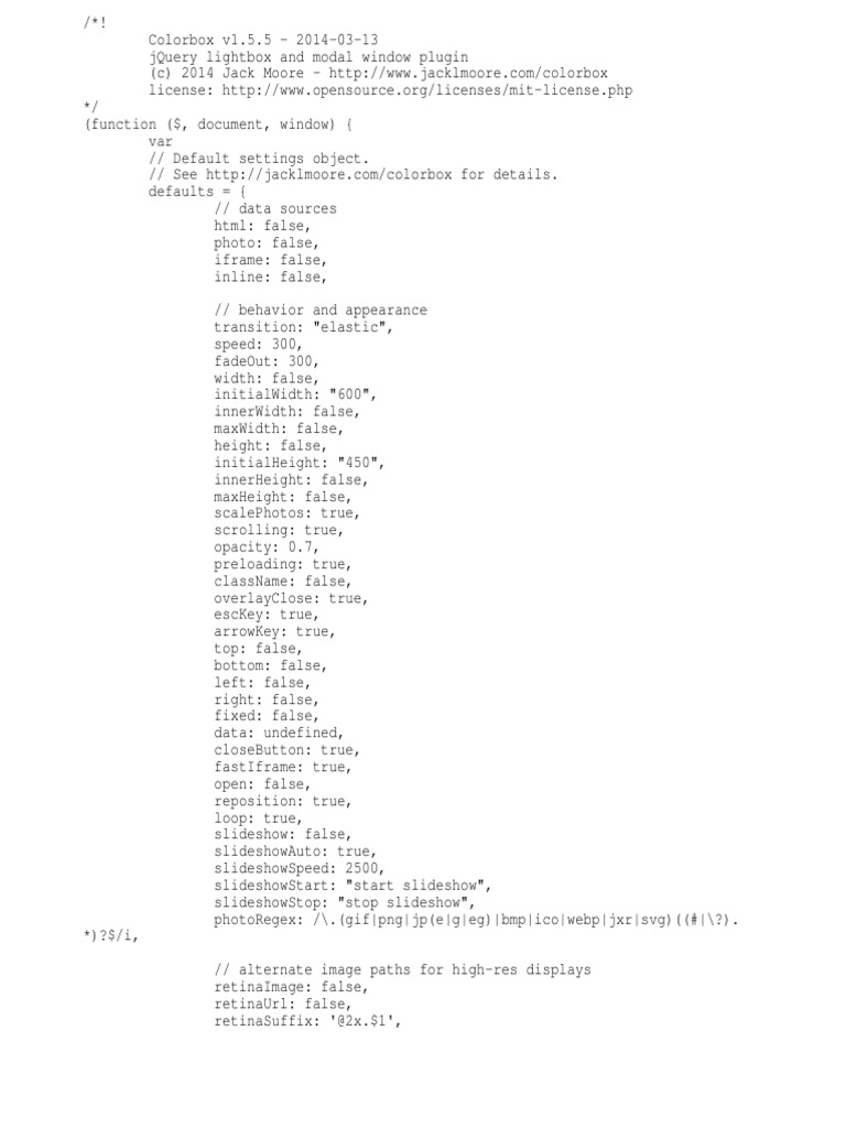 Jquery Colorbox | PDF | Html Element | J Query
