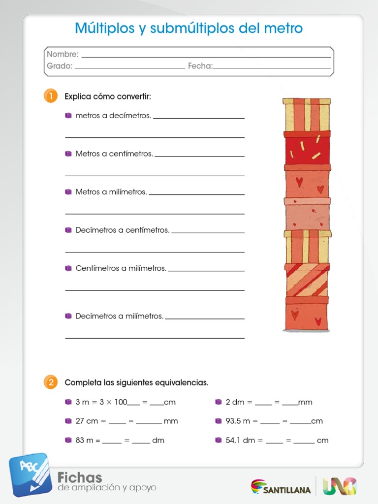 01 Multiplos y Submultiplos Del Metro | PDF