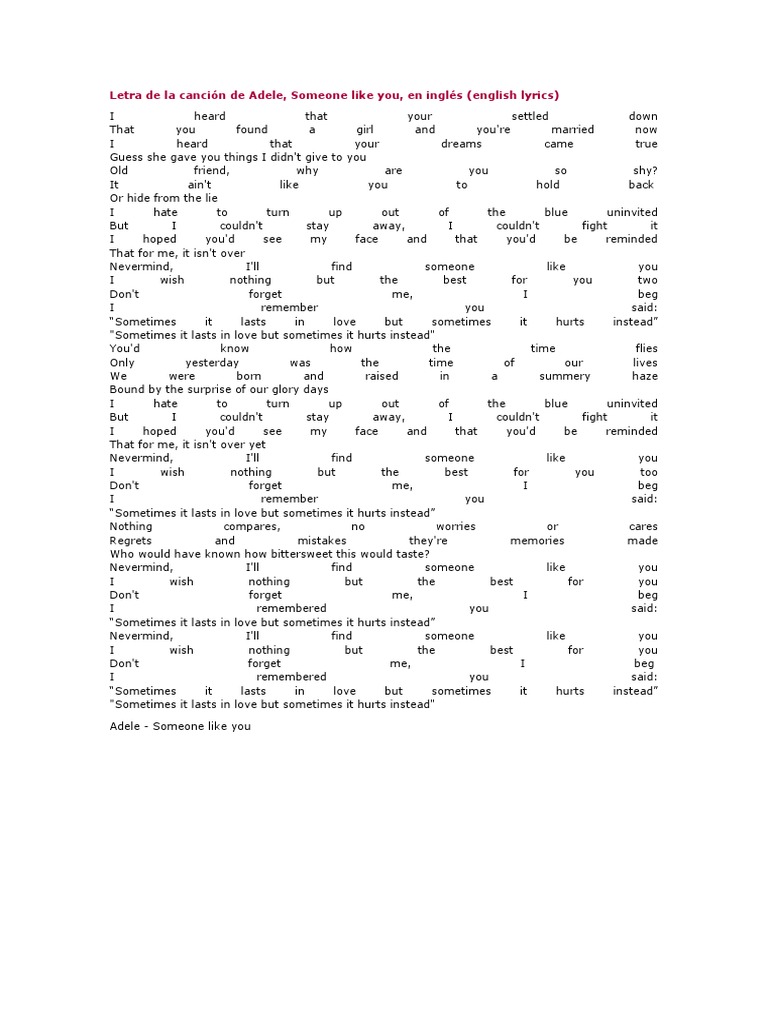 Sometimes It Lasts in Love but Sometimes It Hurts Instead": An Analysis of the Emotional Lyrics ...