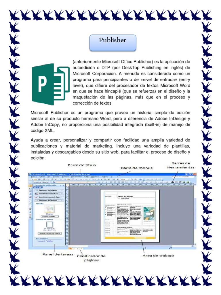 Introducción a Microsoft Publisher | PDF | Negocios | Arte
