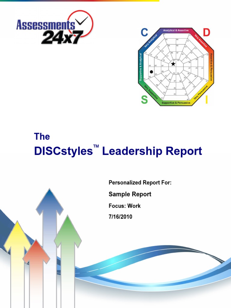 Leadership DISC Report - Sample PDF | PDF | Motivation | Motivational