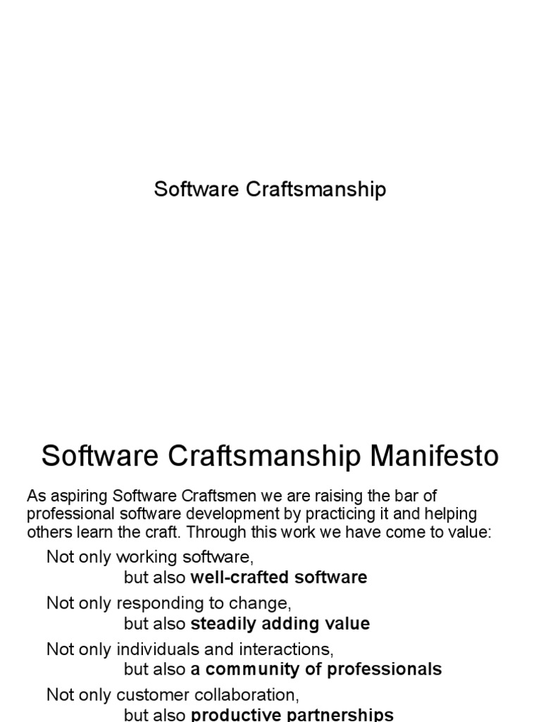 12 Software Craftsmanship | PDF | Hypertext | Cyberspace