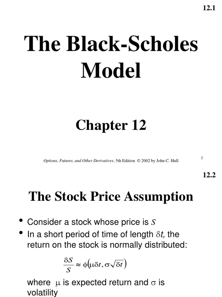 The Black-Scholes Model: Options, Futures, and Other Derivatives, 5th ...
