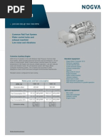 QSM11 Engine Performance Data Sheet | PDF | Horsepower | Engines