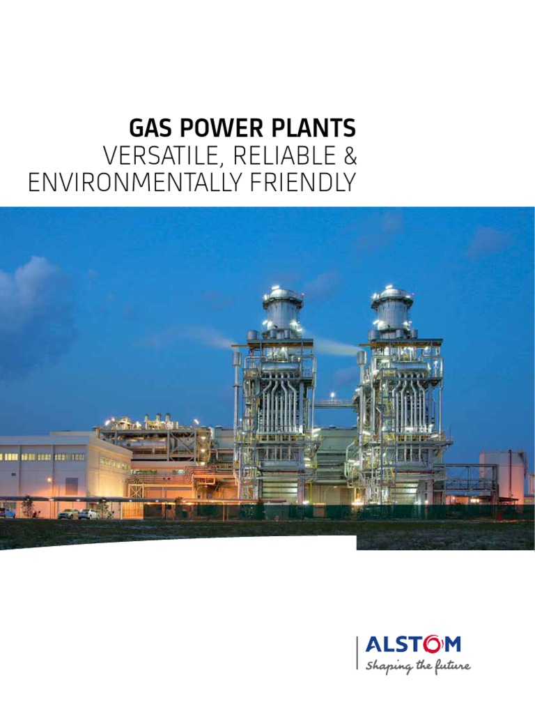 Gas Power Plants Alstom | PDF | Cogeneration | Power Station