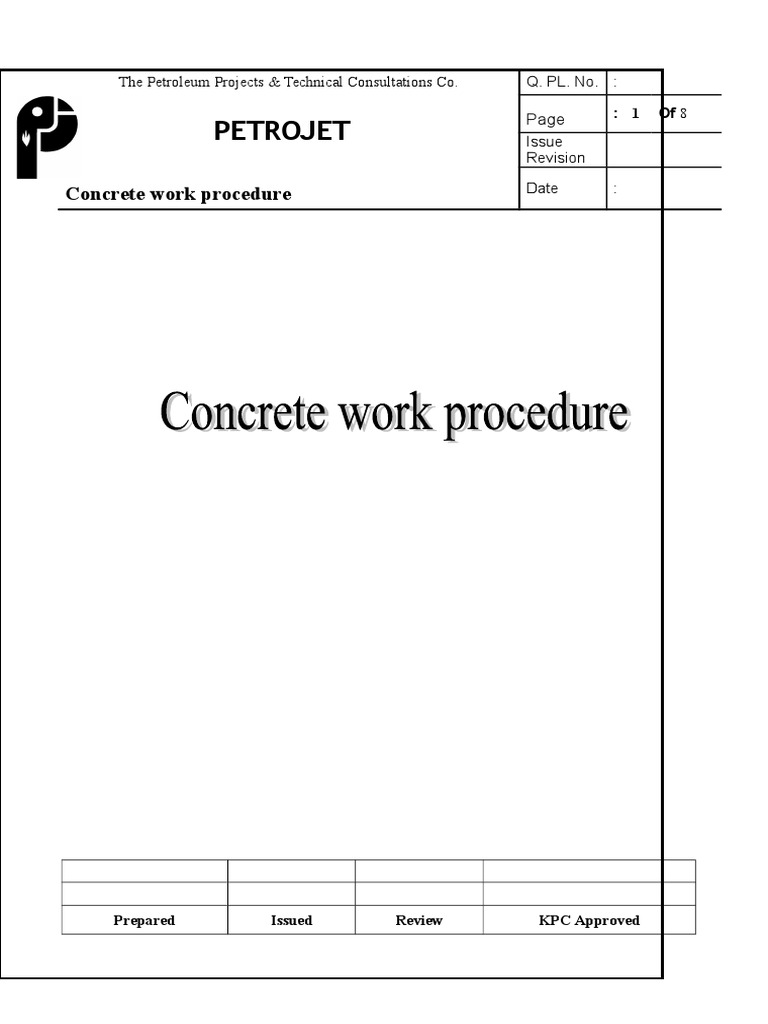 Concrete Procedure | Construction Aggregate | Concrete