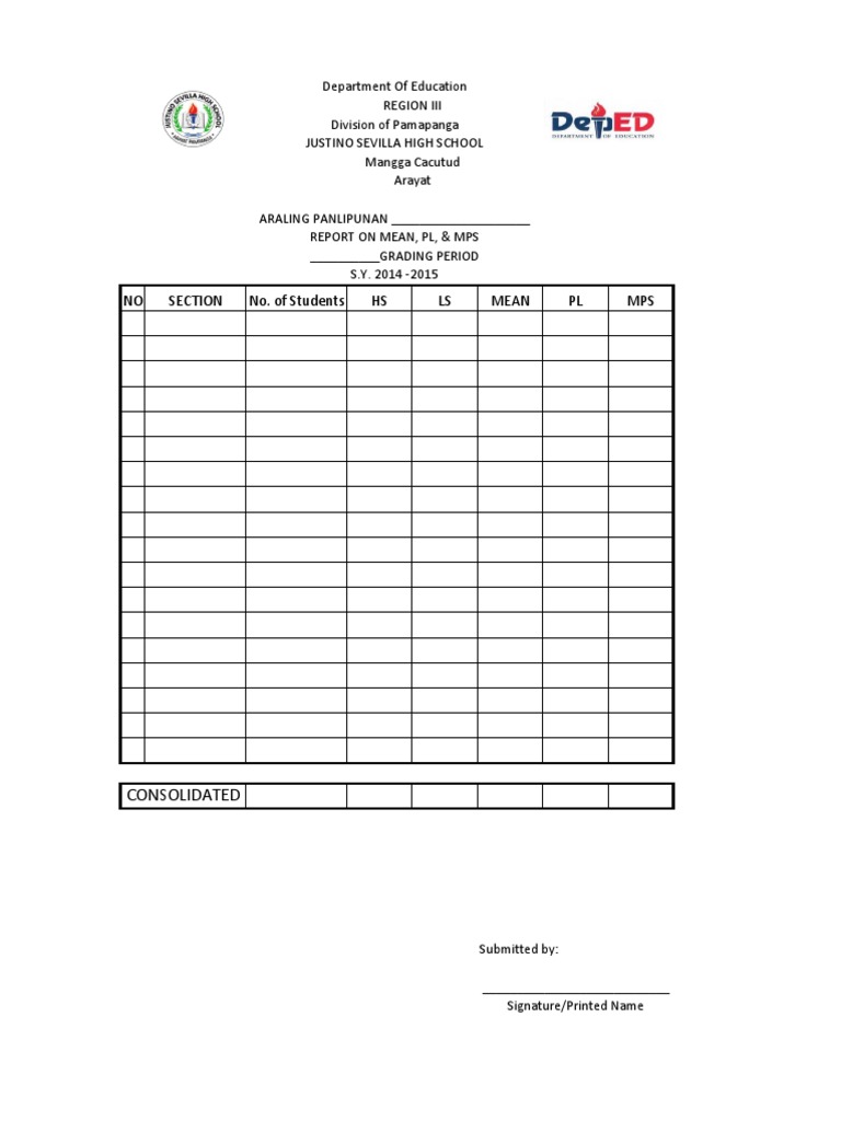AP Mps Report Template | PDF | Career & Growth | Business