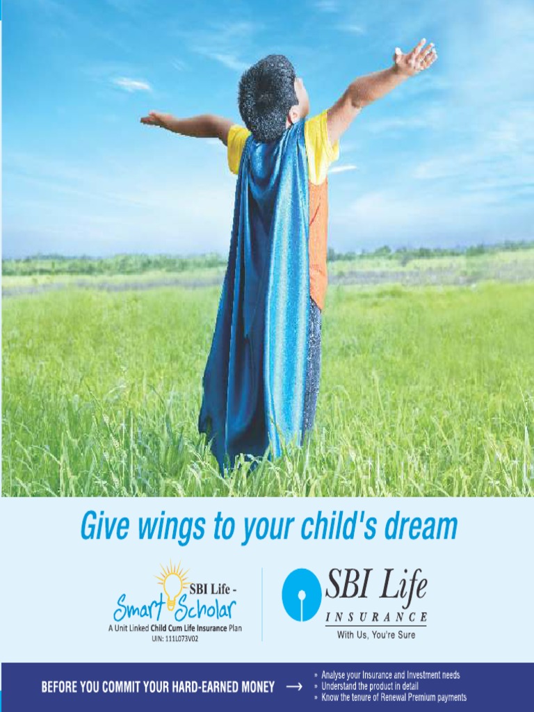 SBI LIFE INSURANCE - Smart Scholar Brochure V1 | PDF | Life Insurance ...