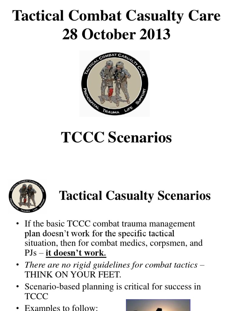 TCCC Scenarios | PDF | Urban Warfare | Rocket Propelled Grenade