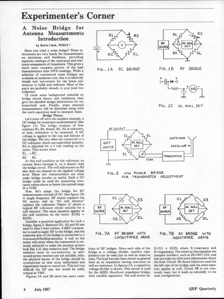 An RF Noise Bridge | Download Free PDF | Electrical Impedance | Capacitor
