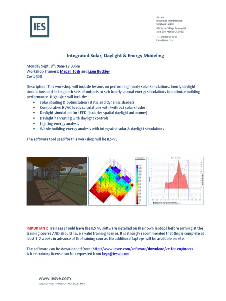 Solar & Daylight Modeling Workshop | PDF | Computers
