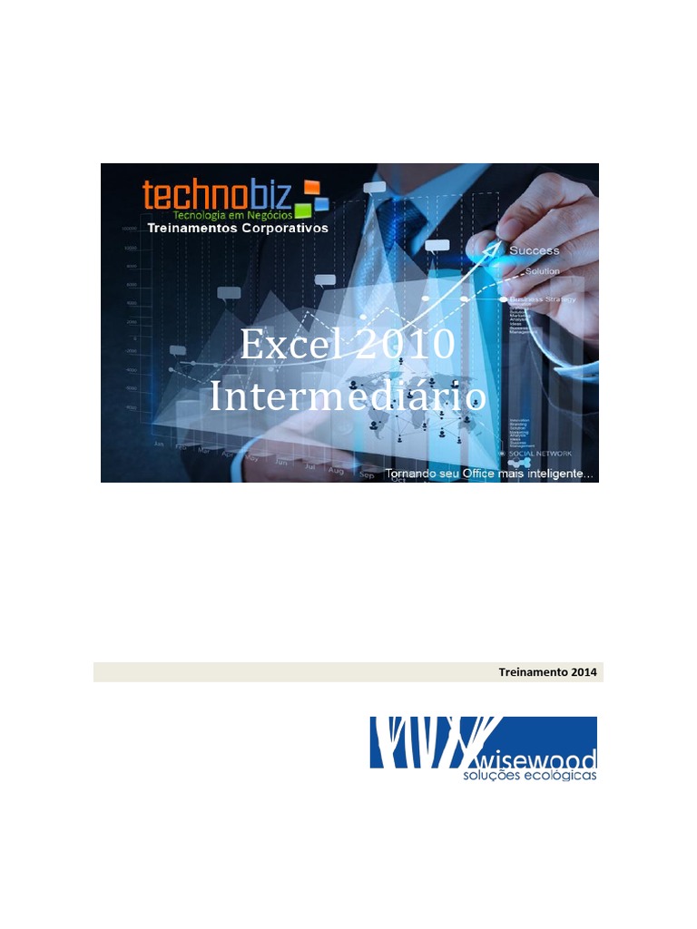 Apostila Excel Intermediário 2010 PDF | PDF | Microsoft Excel | Janela ...