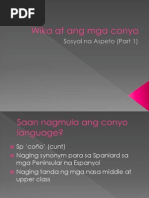 Conyo Word | Sociolinguistics | Grammar