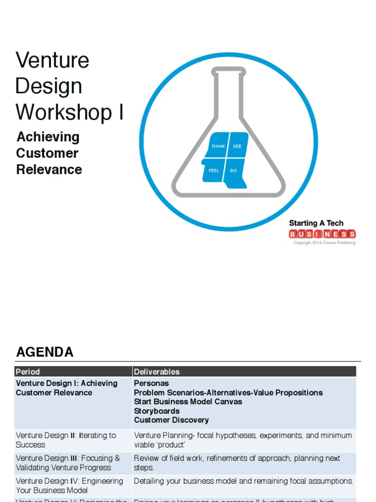 Venture Design I Achieving Customer Relevance | PDF | Lean Startup | Hypothesis