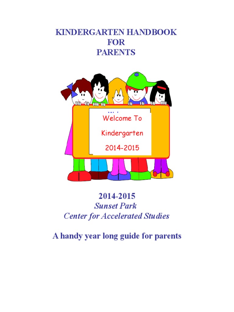 Kindergarten Handbook | PDF | Educational Assessment | Reading (Process)