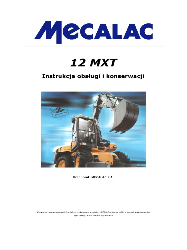 Mecalac 12 MXT | PDF