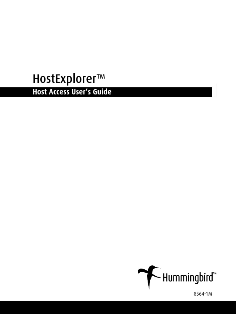 Host Explorer User Guide | PDF | File Transfer Protocol | Button ...