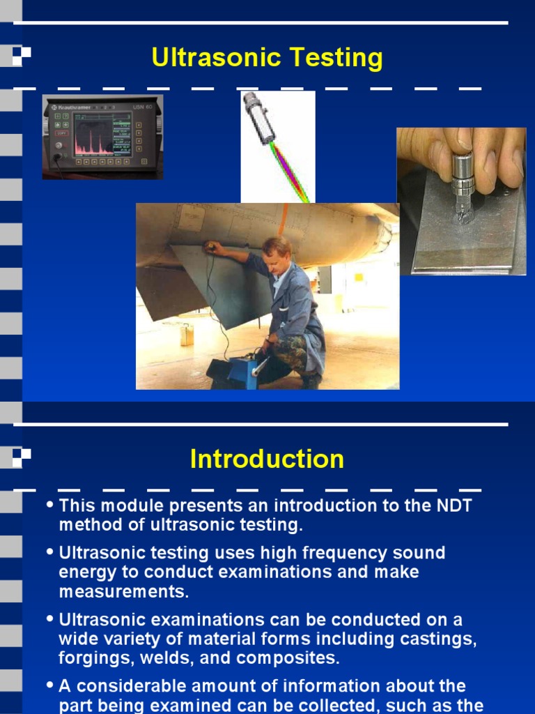 Introduction To Ultrasonic Testing | PDF | Ultrasound | Waves