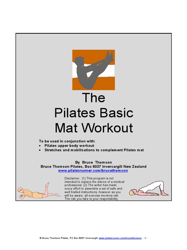 Basic Pilates Mat Workout | PDF