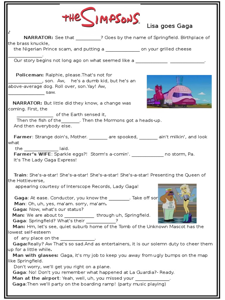 Reading 21 | PDF | The Simpsons | Television Series Created