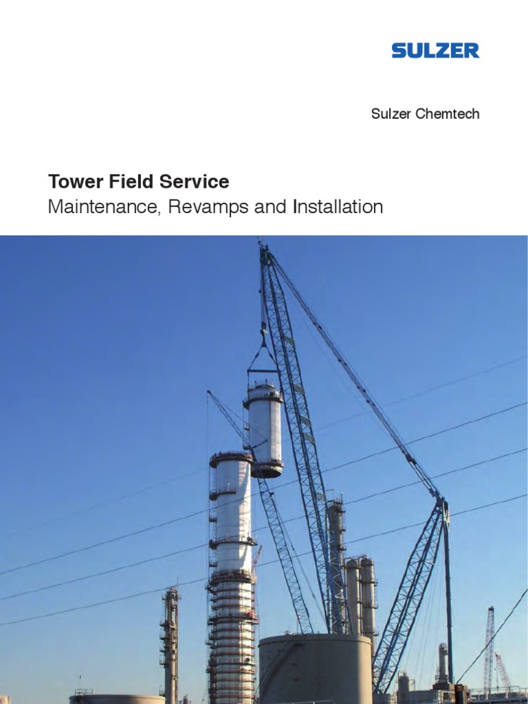 Sulzer Tower Field Service 042014 | PDF | Chemistry | Industries