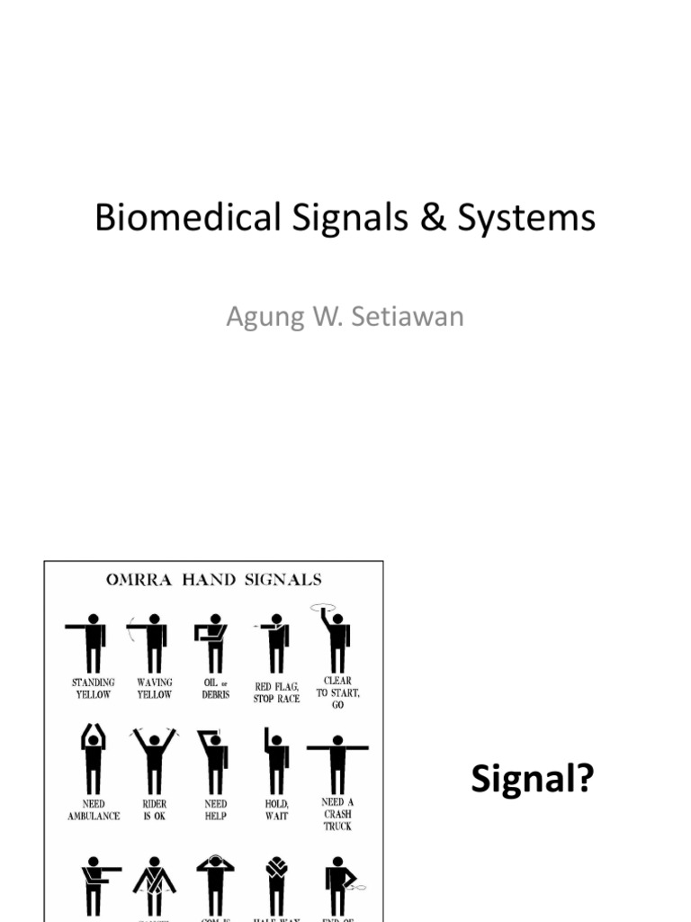 Biomedical Signals & Systems | PDF | Signal (Electrical Engineering ...